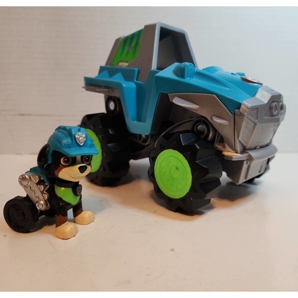 Spin Master | Toys | Paw Patrol Dino Rescue Rexs Deluxe Rev Up Vehicle ...